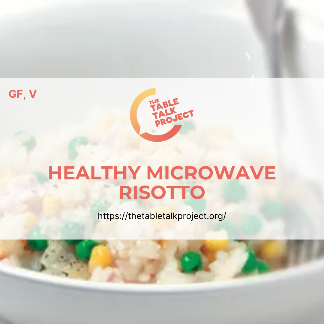 Healthy Microwave Risotto GF V - The Table Talk Project